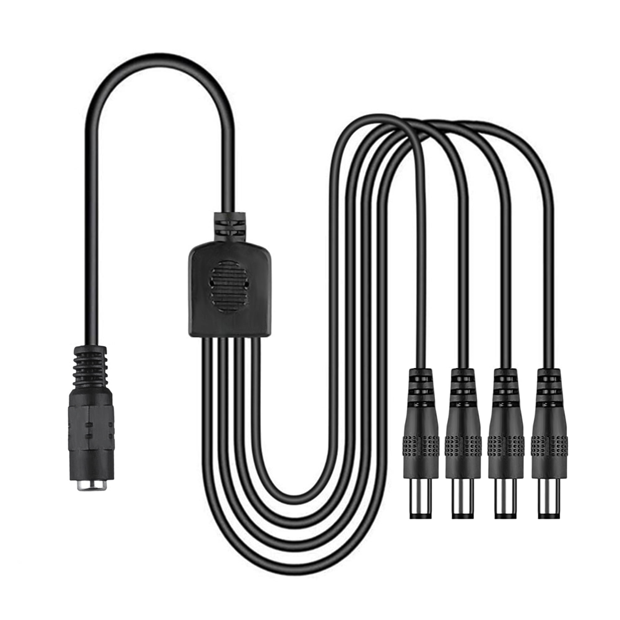 Aprelco DC 1 to 4 Way Power Splitter Adapter Cable Cord Compatible with ...