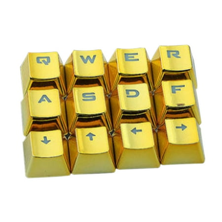 12pcs Mechanical Keyboard Game Gold Plated USB Removal Office Universal ...