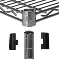 Seville Classics 5-Shelf Steel Wire Shelving System with Casters/Wheels ...