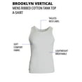 BROOKLYN VERTICAL Mens 6-Pack Tank Tops | Moisture-Wicking Ribbed ...