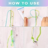 xinyi Plastic Lanyard String Kit, 20 Rolls 9.8ft PVC Cords, 220 Beads ...