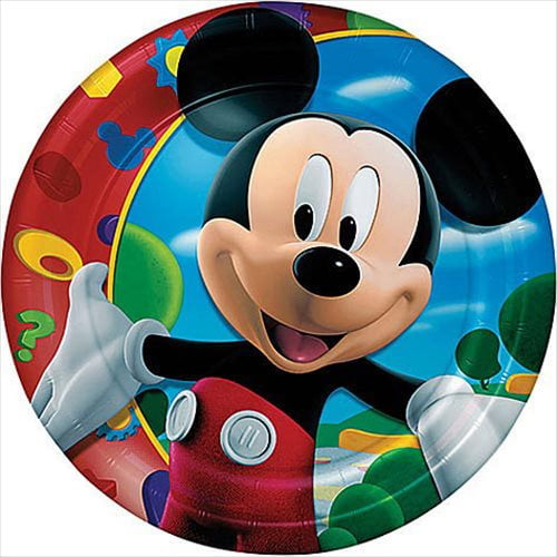 Mickey Mouse Clubhouse Large Paper Plates (8ct) - Walmart.com - Walmart.com