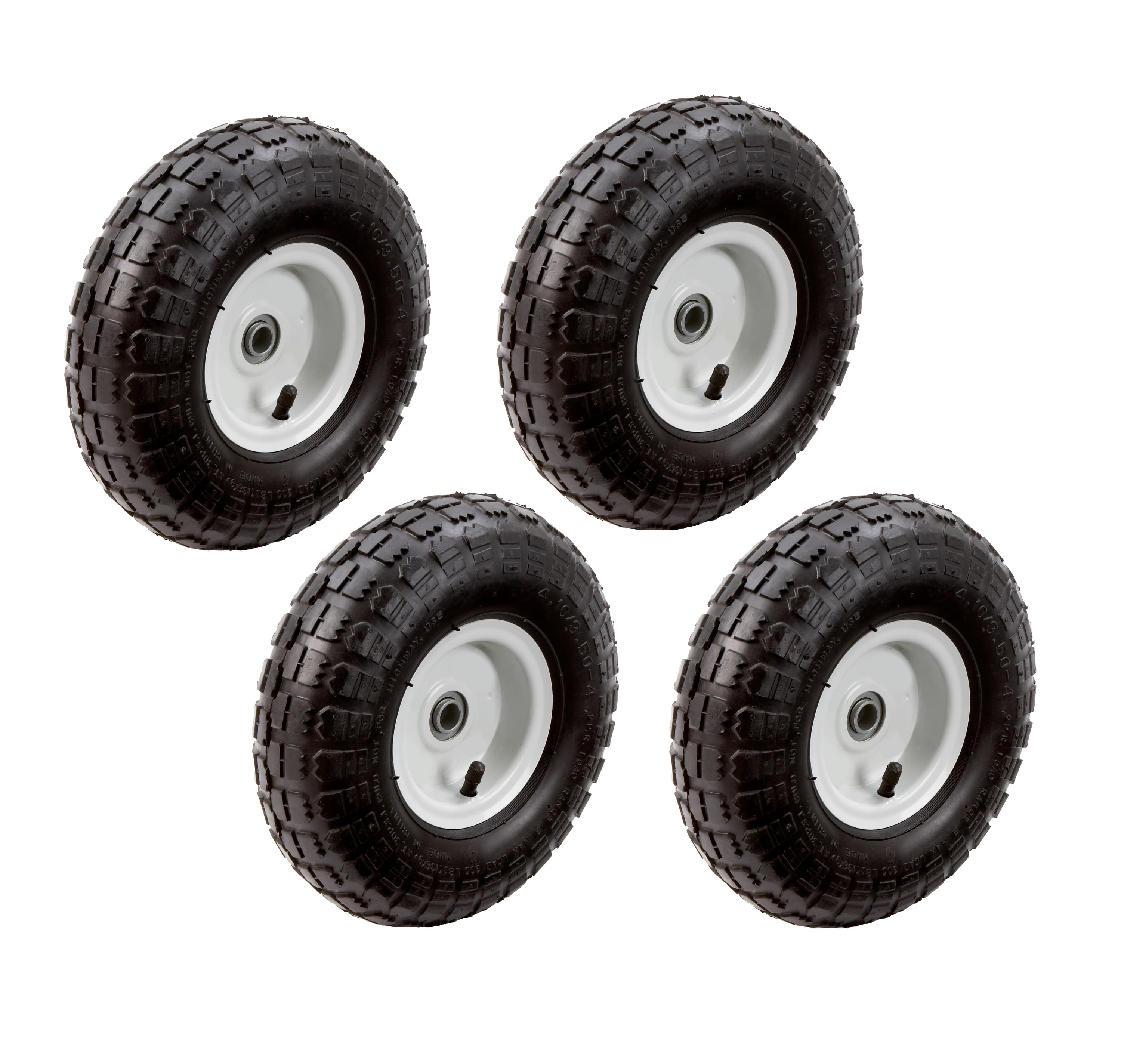 Farm & Ranch 10-Inch Pneumatic Replacement Tire - 4 pieces - Walmart ...