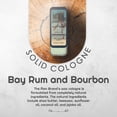 The Man Brand's Solid Cologne Balm Pack- Bay Rum and Bourbon (Set of 2 ...