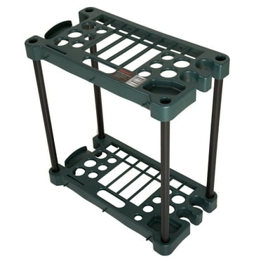 Sttoraboks Heavy Duty Steel Garden Tool Organizer with Wheels, Lawn ...