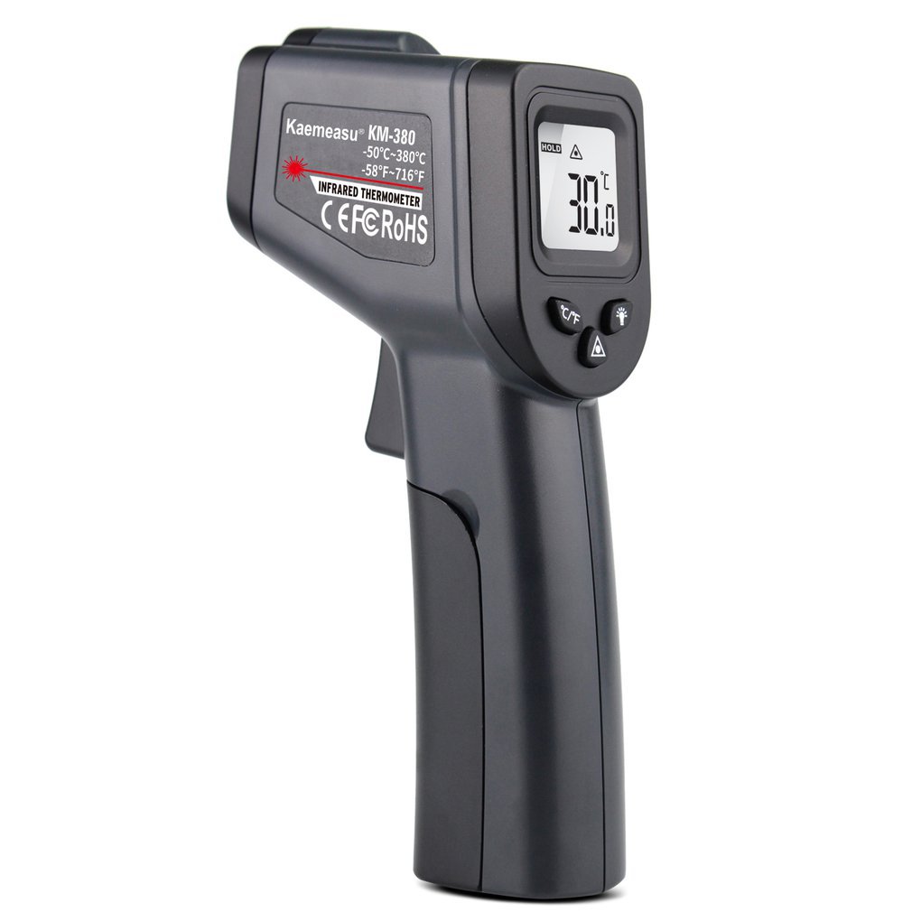 Digital Infrared Thermometer Non-Contact Thermometro High Temperature ...