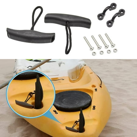 Kayak Carry Handle Pull T-Handle with Cord and Eyebolts Screws Kayak ...