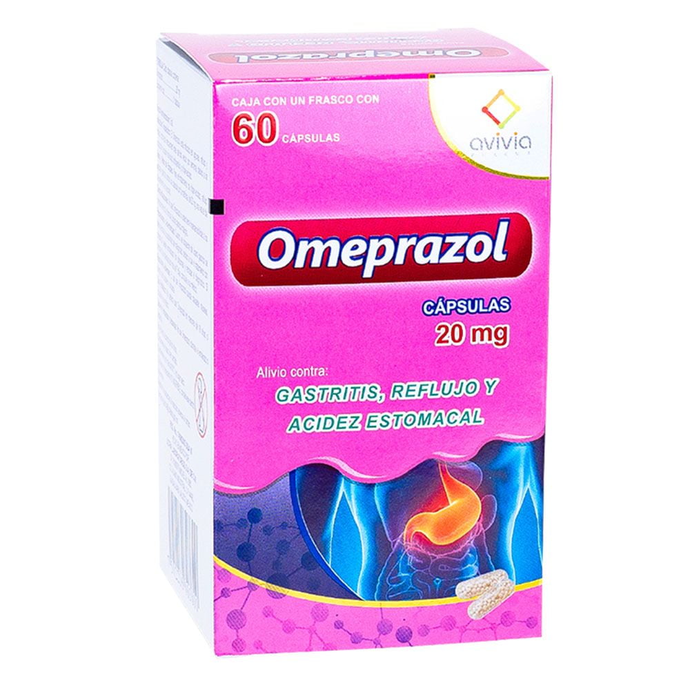Omeprazol 20 mg Caja Con Frasco Con 60 Cápsulas Omeprazol TABLETA | Walmart en línea