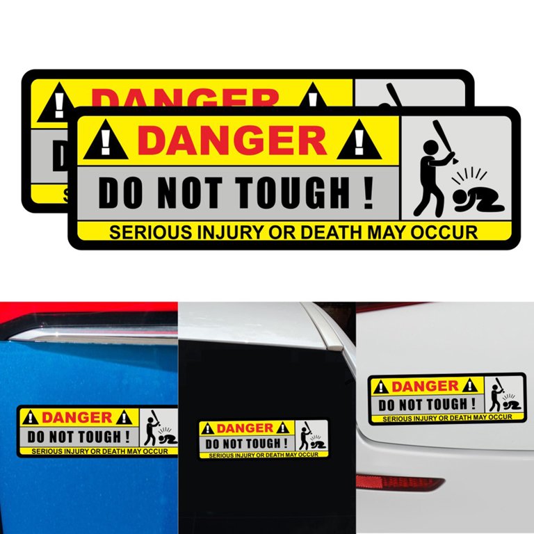 Warning Stickers For Cars