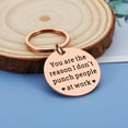 Funny Coworker Keychain Gift for Women Men Work Bestie Friends Gift for ...
