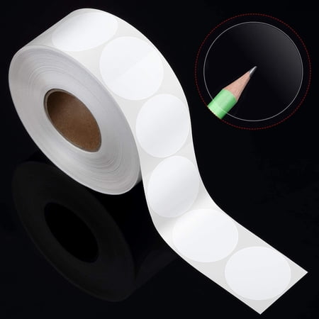 1800 Pieces Clear Seal Label Clear Retail Package Round Seal Labels ...