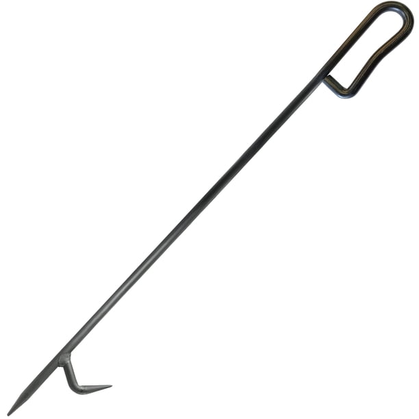 Stecoeico Fire Poker 40 Inch, Strong Sturdy and Durable One Piece Fire ...