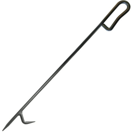 Stecoeico Fire Poker 40 Inch, Strong Sturdy and Durable One Piece Fire ...