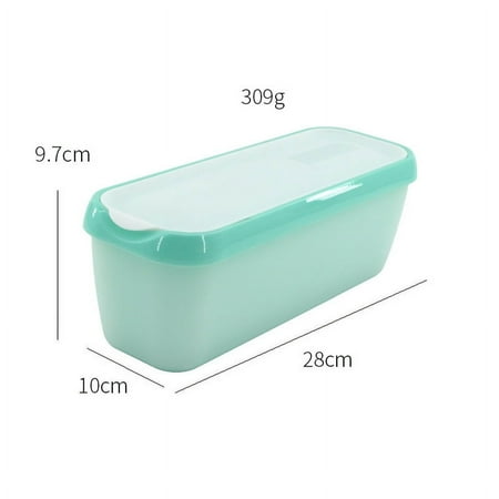 Large Rectangular Ice Cream Box, Plastic PP Storage Box, Ice Cream Box ...