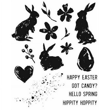 Tim Holtz Cling Stamps 7"X8.5" Swirly Snowflakes - Walmart.com