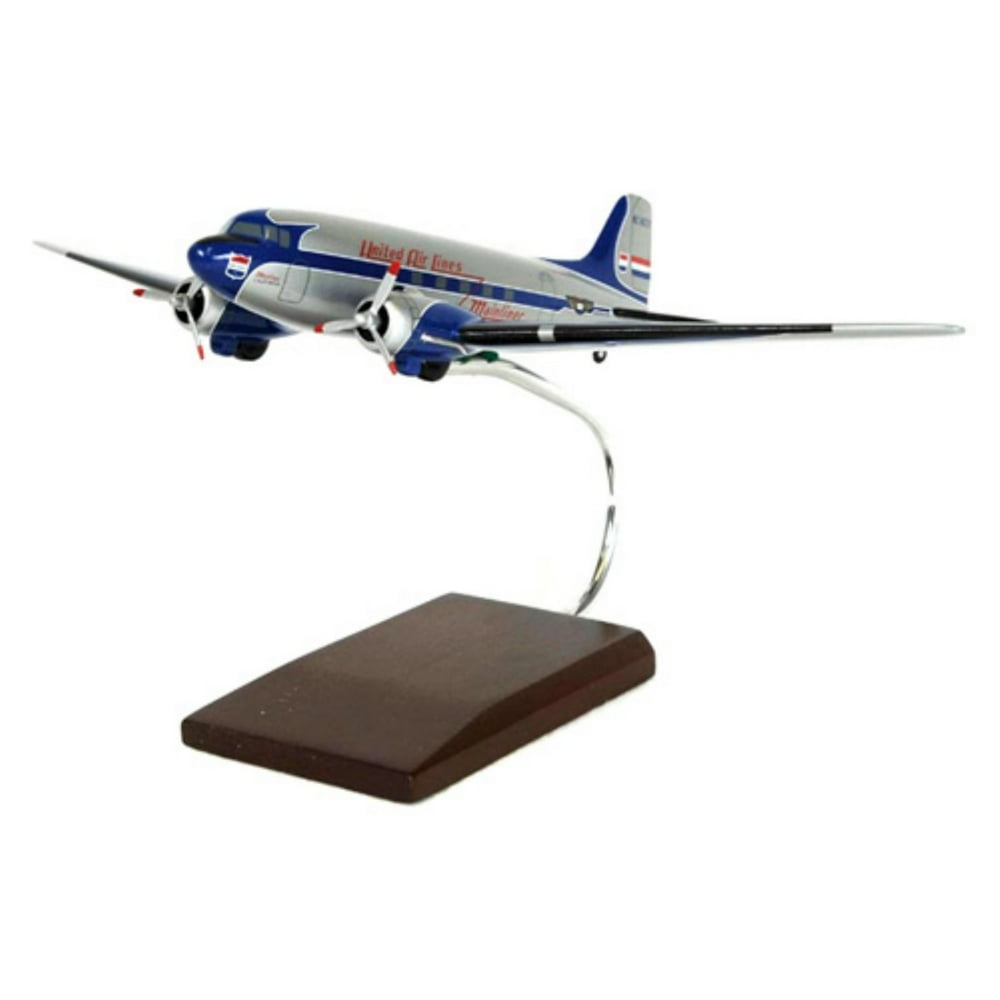 Daron Worldwide McDonnell Douglas DC-3 United Model Airplane - Walmart ...