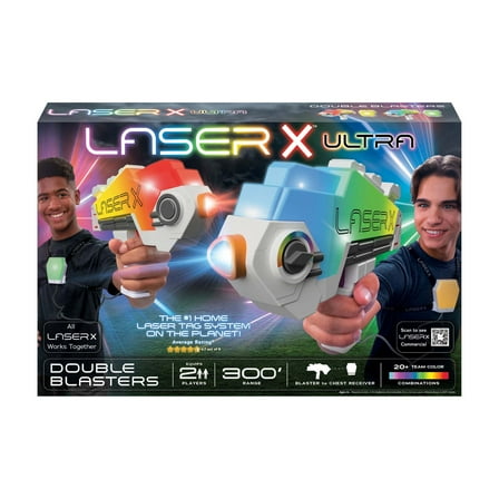 Laser X Revolution Blast Set - 4 Pack Home Laser Tag Blasters, for Ages ...