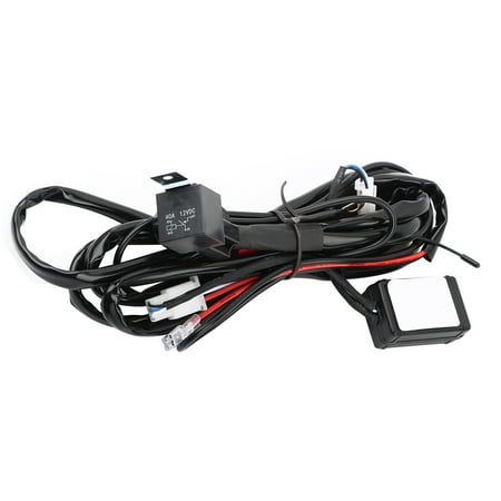 200cm Light Bar LED Lamp Wiring 40A Relay Fuse On off strobe Remote ...