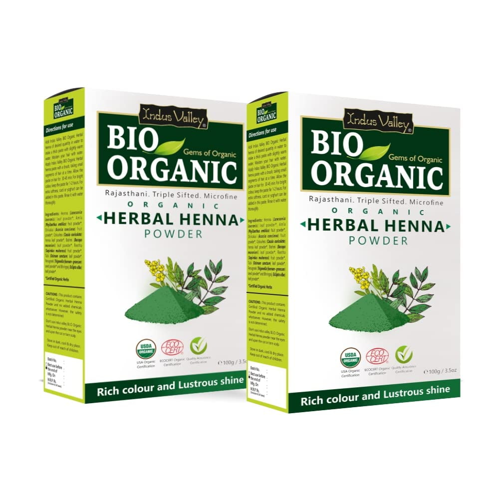 Click here for Indus Valley Bio Organic Herbal Henna Powder (100... prices