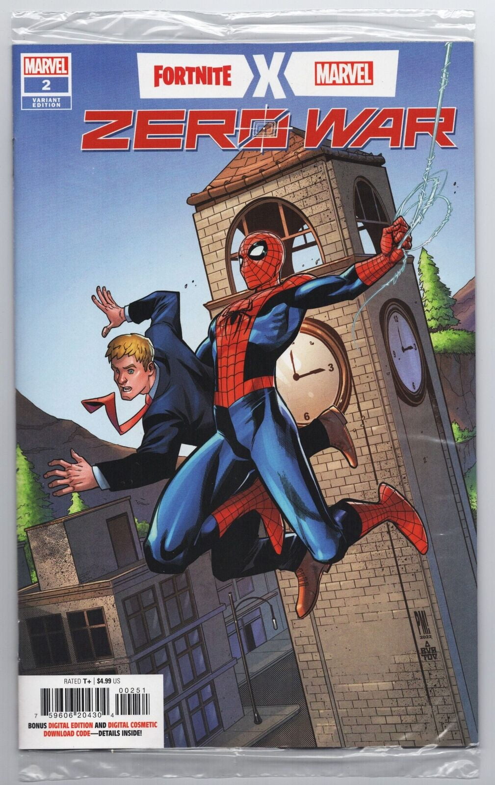 Fortnite X Marvel: Zero War #2D (in bag) VF ; Marvel Comic Book ...