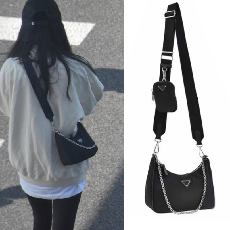 Click here for Huangyaojing 2025 Nylon Three-In-One Bag Hobo Unde... prices