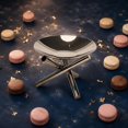 kowaku Round Tray Stand Crossed Legs Stainless Steel Tray Stand ...