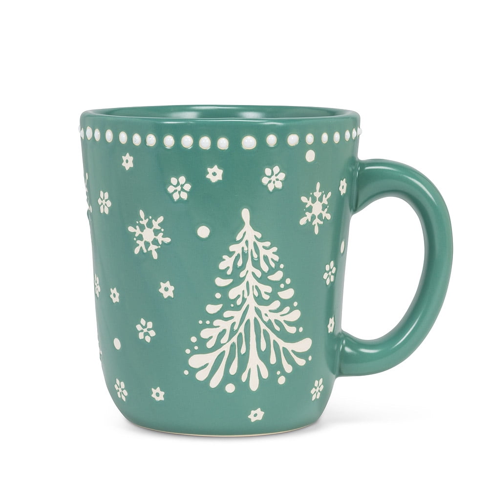 Set of 2 Tree & Snowflakes Mug - Walmart.com