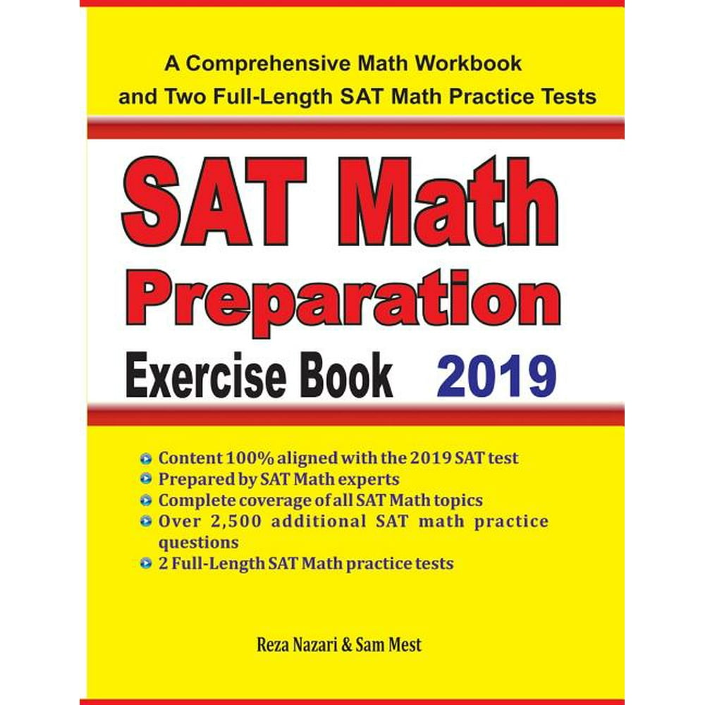 SAT Math Preparation Exercise Book : A Comprehensive Math Workbook and ...