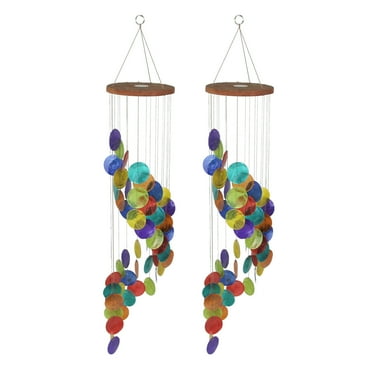 Striking Capize Round Rainbow Wind Chime - Walmart.com