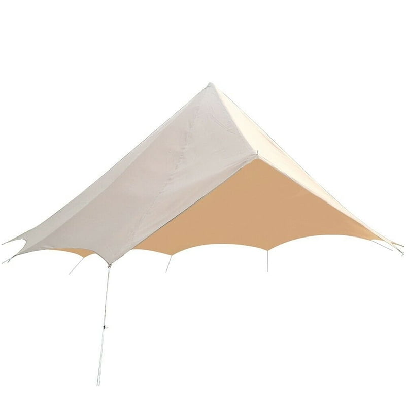 UNISTRENGH 7M Waterproof Canopy Oxford Rain Fly for Outdoor Camping ...