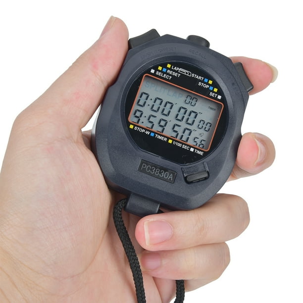 Timer, Electronic Stopwatch, 30 Track 16 Digit Professional Competition ...