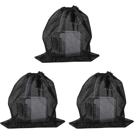 3 Pack Pump Barrier Bag With Drawstring Pond Pump Filter Bag Fish Pond ...