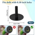 Car Duck Holders with Self-Adhesive Mount for Dashboard Display, 20 ...