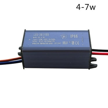 Waterproof 3W-24W Female Plug Constant Current LED Driver Adapter Power ...