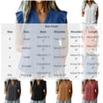 ClodeEU Women's V Neck Ruffle Sleeveless Blouse,Casual Button Down Tank ...