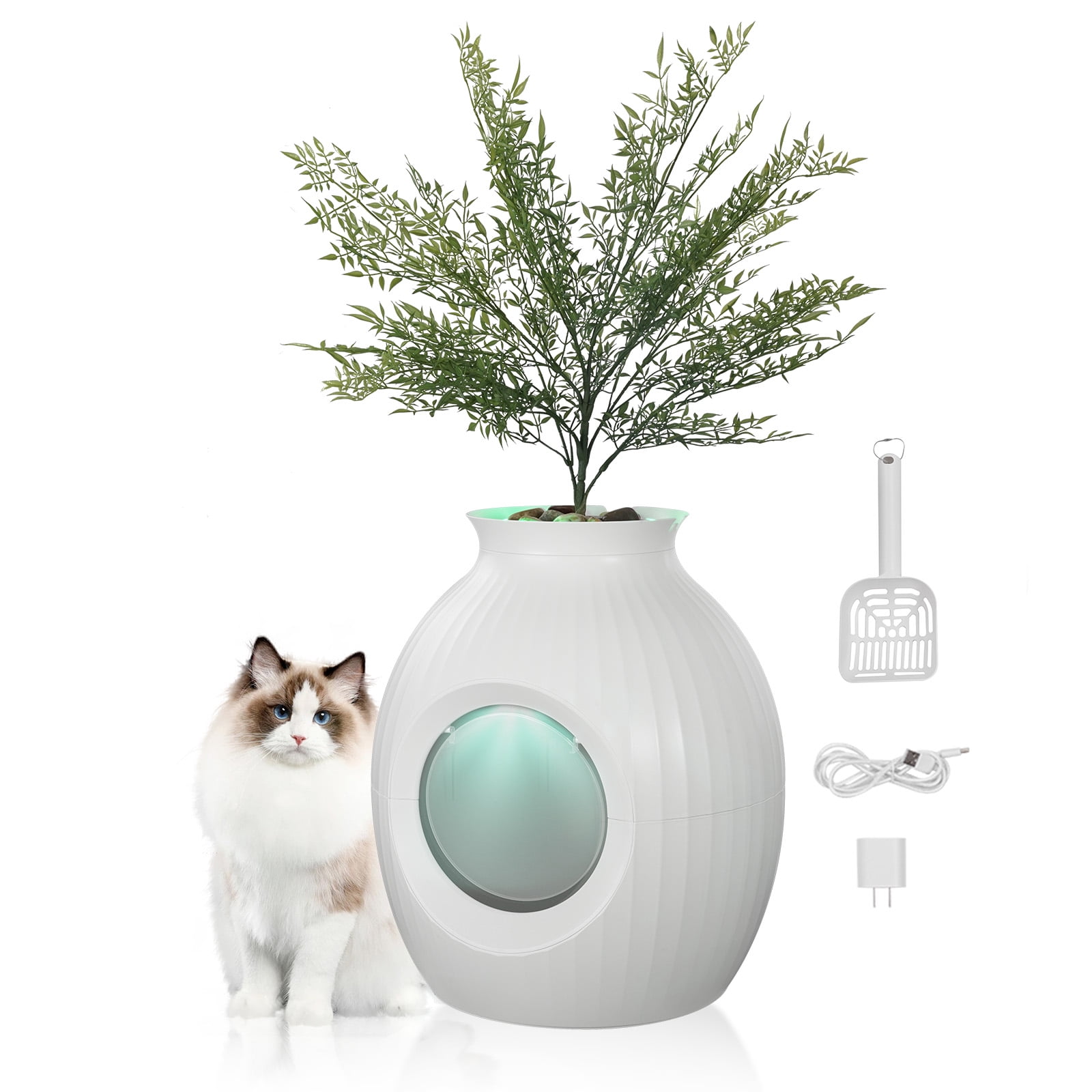 Click here for Vevor Odor-Free Plant Cat Litter Box Hidden Cat Li... prices