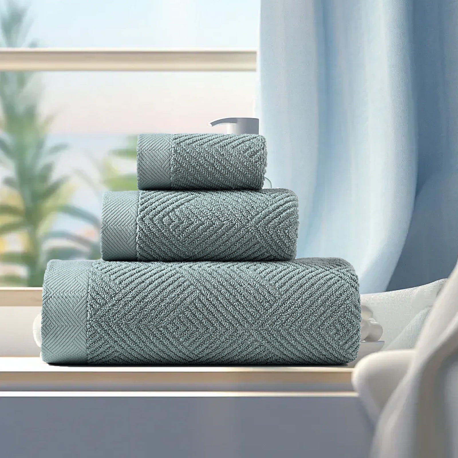 Click here for Meitianfacai Bath Towels Set For Bathroom Cotton T... prices