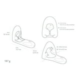 Tenuto 2 - Smart Wearable Massager with 4 Precision Motors, 8 Vibration ...