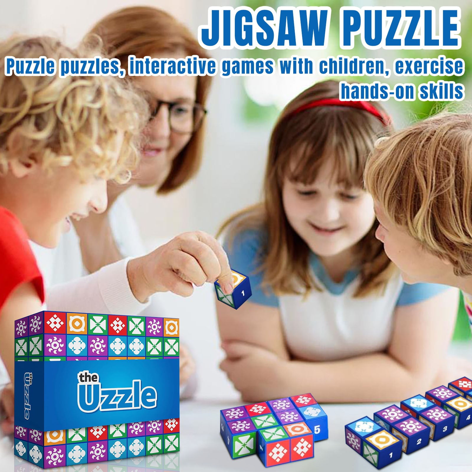 The Uzzle 3.0 Board Game, Popular Family Board Games for Adults ...