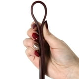 Logical Leather 6 ft Leather Training Leash- Brown - Walmart.com
