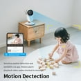 AI 1080P Indoor Security Camera with Color Night Vision, Two-Way Audio ...