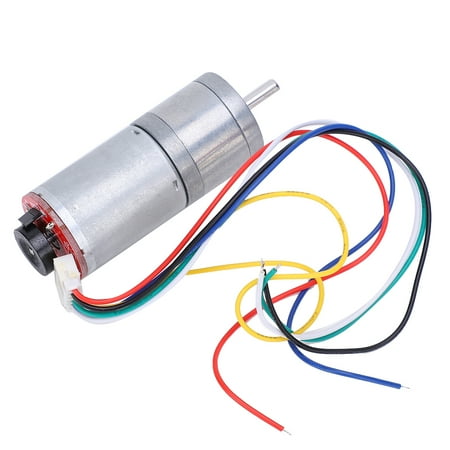Gear Motor, GA25-370 Copper Stainless Steel Gear Motor With Encoder ...