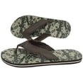 U.S. Army Adult Men Mossy Oak Camo Sandals Flip Flop Thong Camouflage Flip Flops (Size XL Brown ...