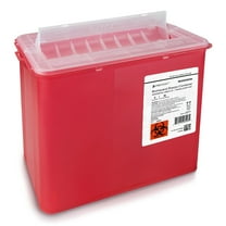 Sharpstar In-Room Sharps Container, 5qt, Red, 8507SA, Mailbox Lid, 2 ...