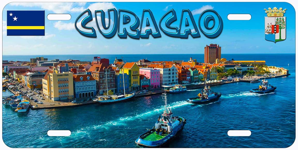 Curacao Port Novelty Car License Plate - Walmart.com