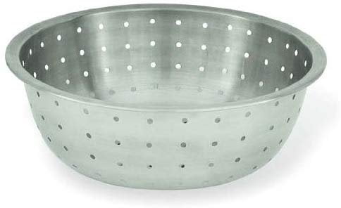 Winco CCOD-15L Stainless Steel Chinese Colander with 5mm Holes, 15-Inch ...