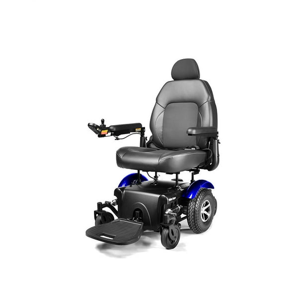 Merits P327 Vision Super Heavy Duty Power Wheelchair - Blue with ...