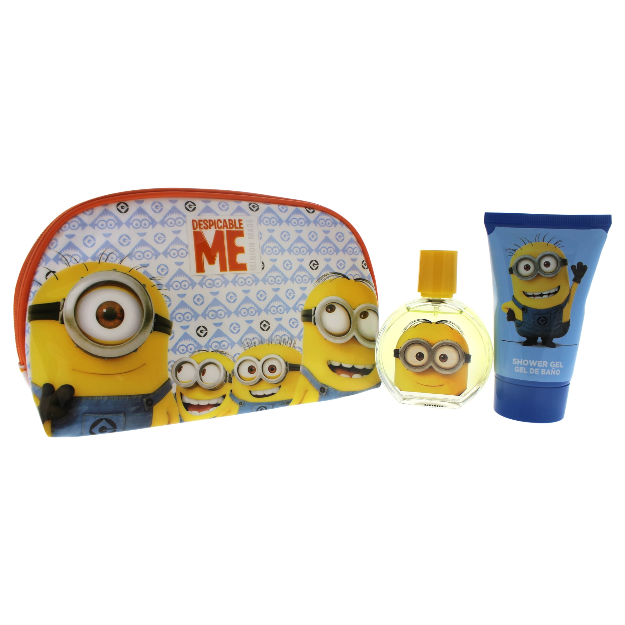 Minions by Minions for Kids - 3 Pc Gift Set 1.7oz EDT Spray, 3.4oz ...