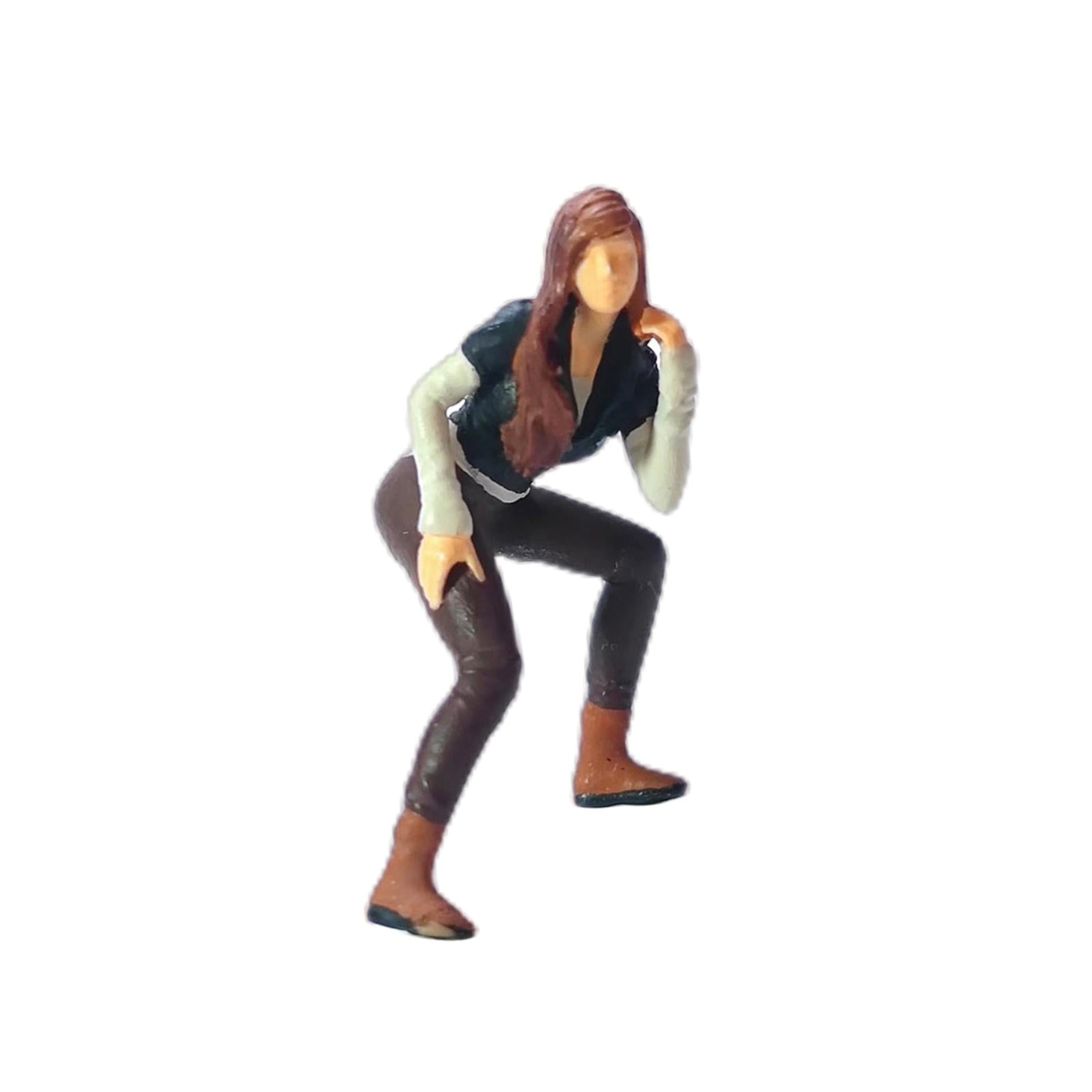 Miniature Model Figures 1/64 Scale Model Figures DIY Layout Scenery ...