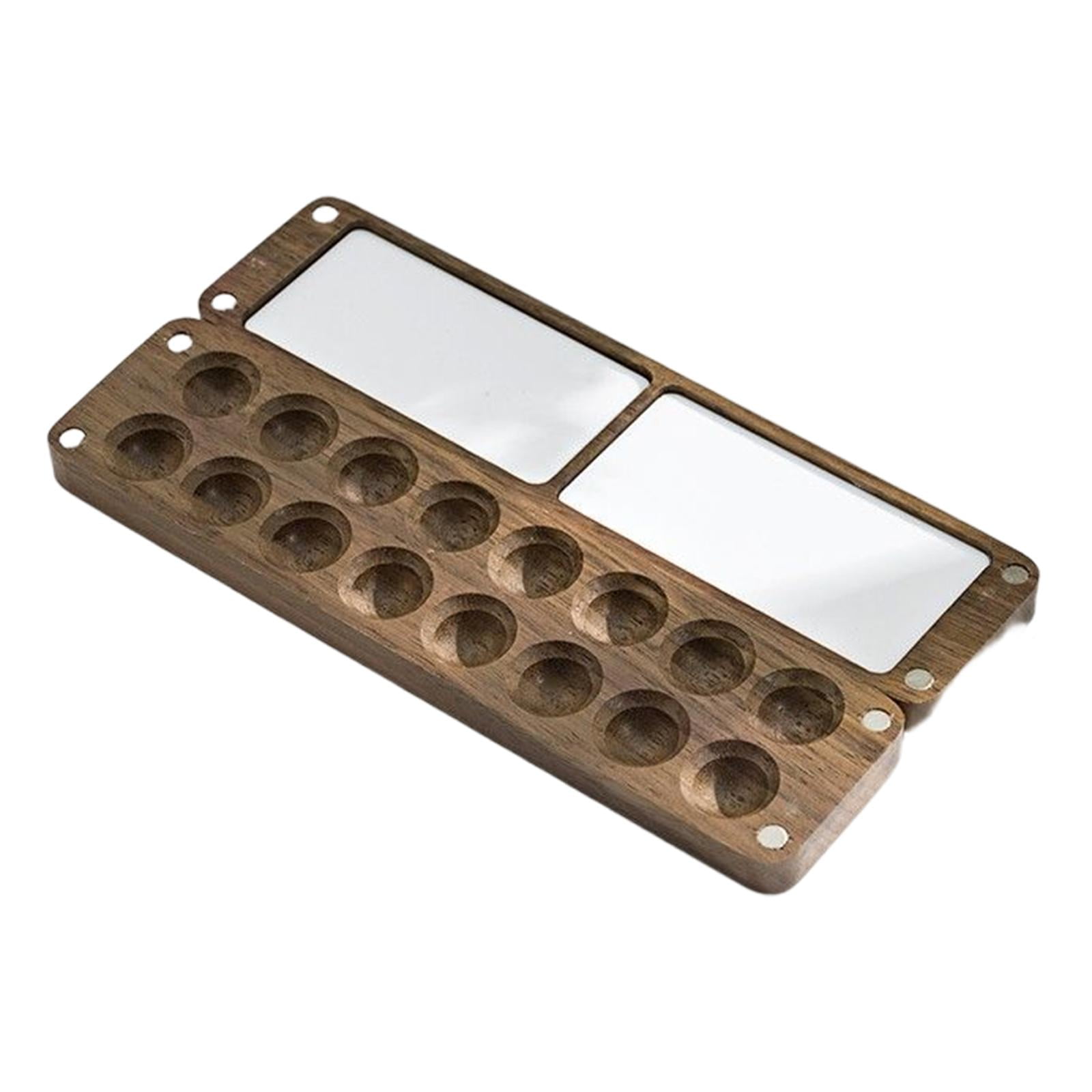 Empty Palette Wooden Paint Box Travel Paint Case Paint Container Paint ...